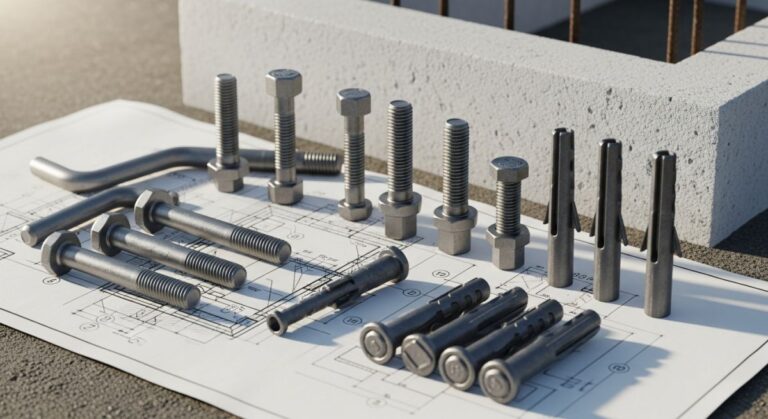 Types of Anchor Bolts: Selection, Engineering & Standards 2026 - EPCLand